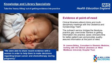 Clinical Librarian / Embedded Librarian / Knowledge Specialist ...